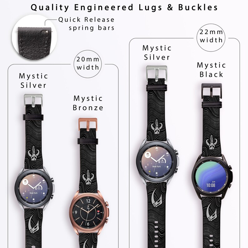 Mudhorn + Mythosaur Beskar Band for Traditional & Smartwatches ...