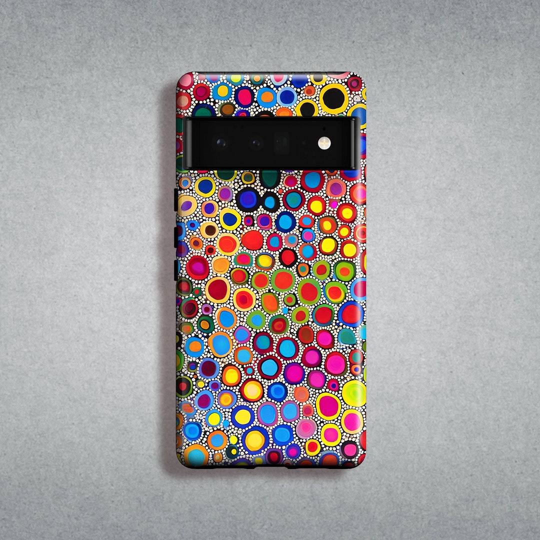 Bush Flowers Aboriginal Inspired Rainbow Phone Case Available for ...