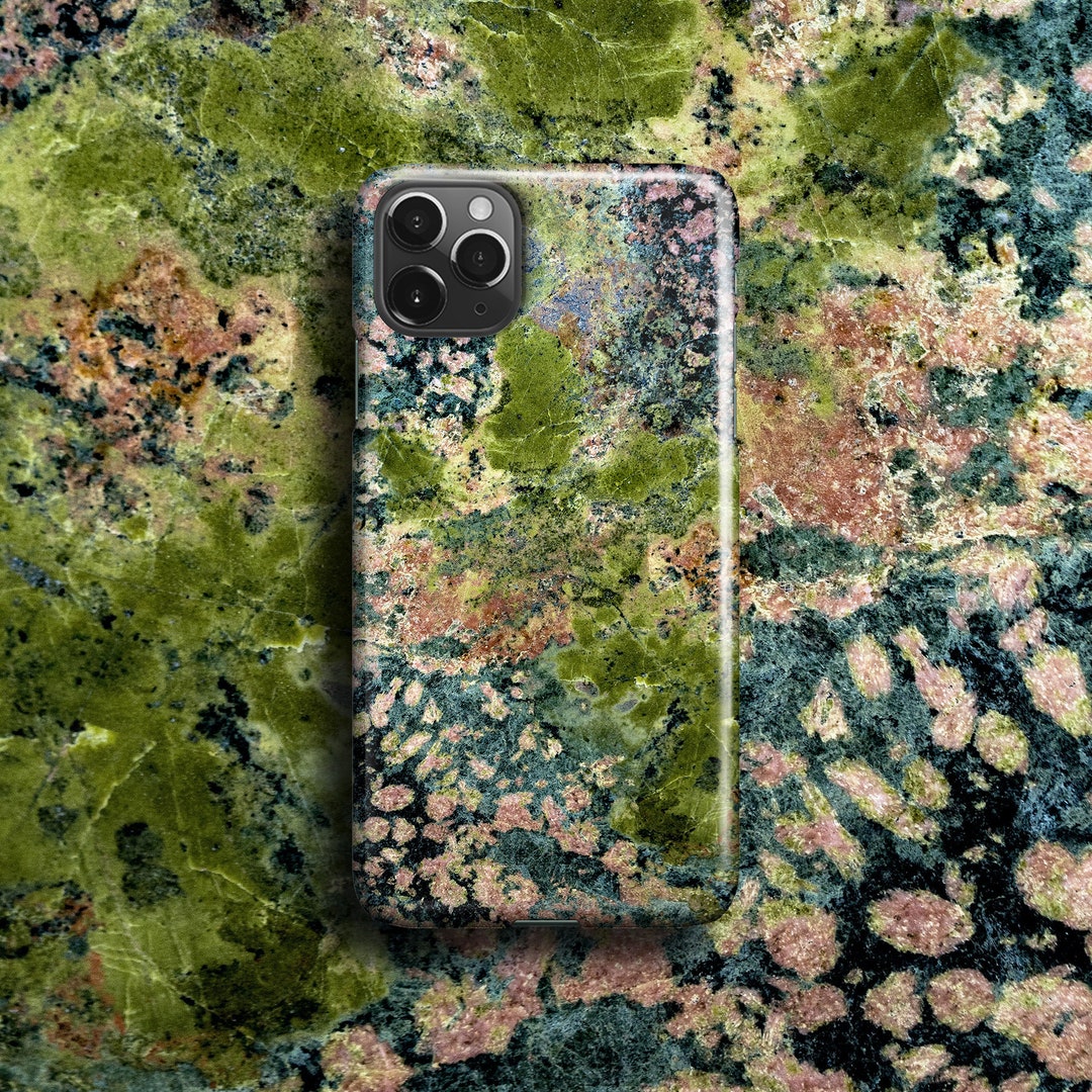 Pink Green Granite Phone Case - for iPhone 16 Pro Max 16e Magsafe ...
