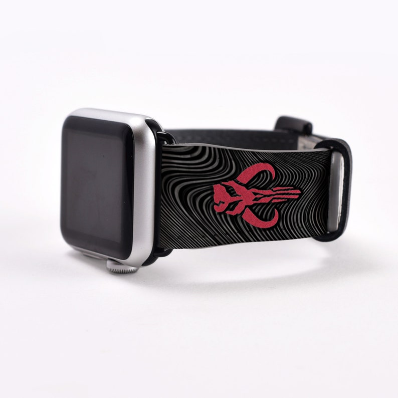 Red Mythosaur Beskar Star Wars Apple Watch Band - Strap 40mm 41mm 38mm ...