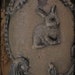 Black and White Victorian Style Rabbit Hanging Decor, Vintage Style ...