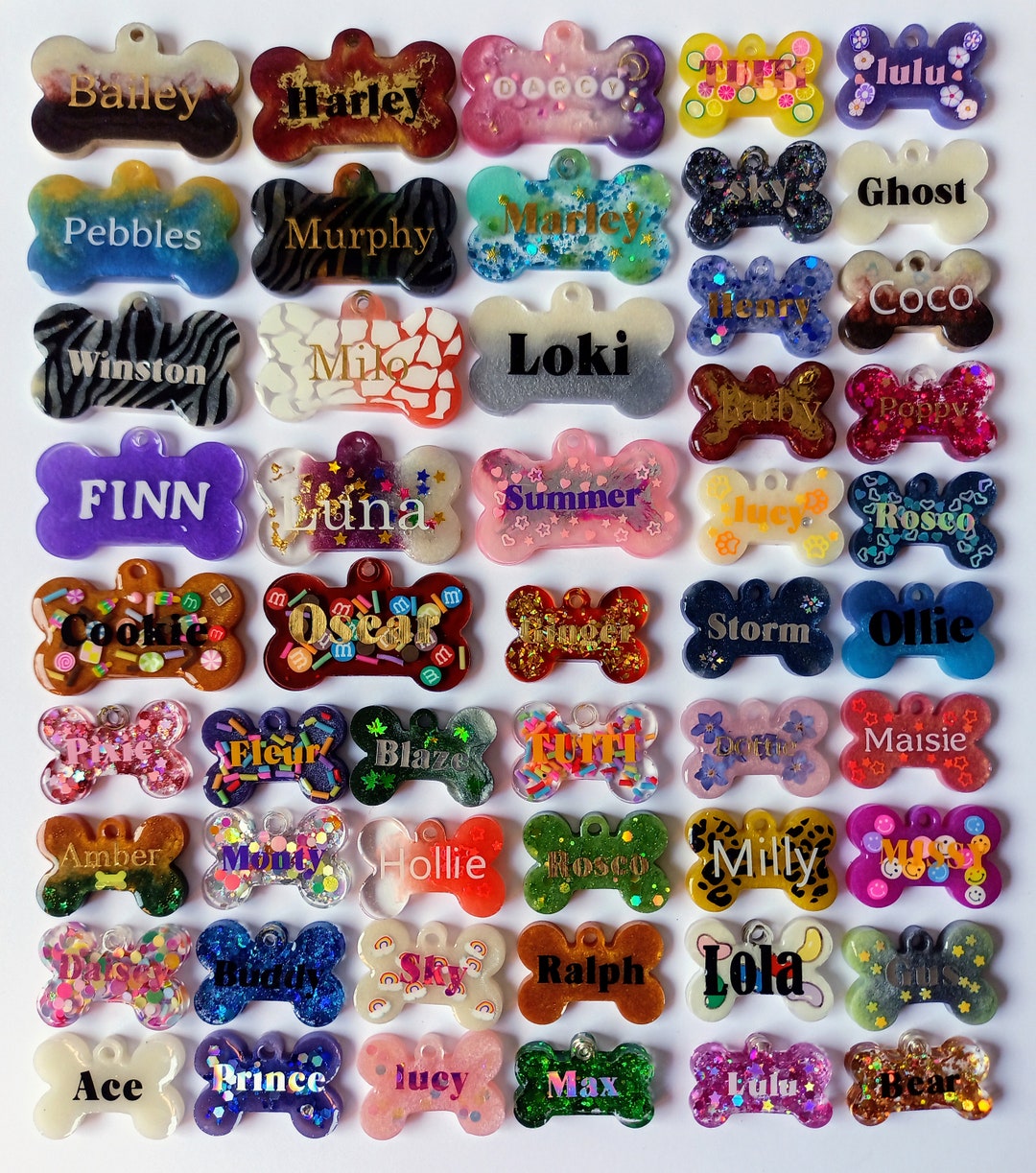 Custom Resin Pet Tags - Etsy Australia