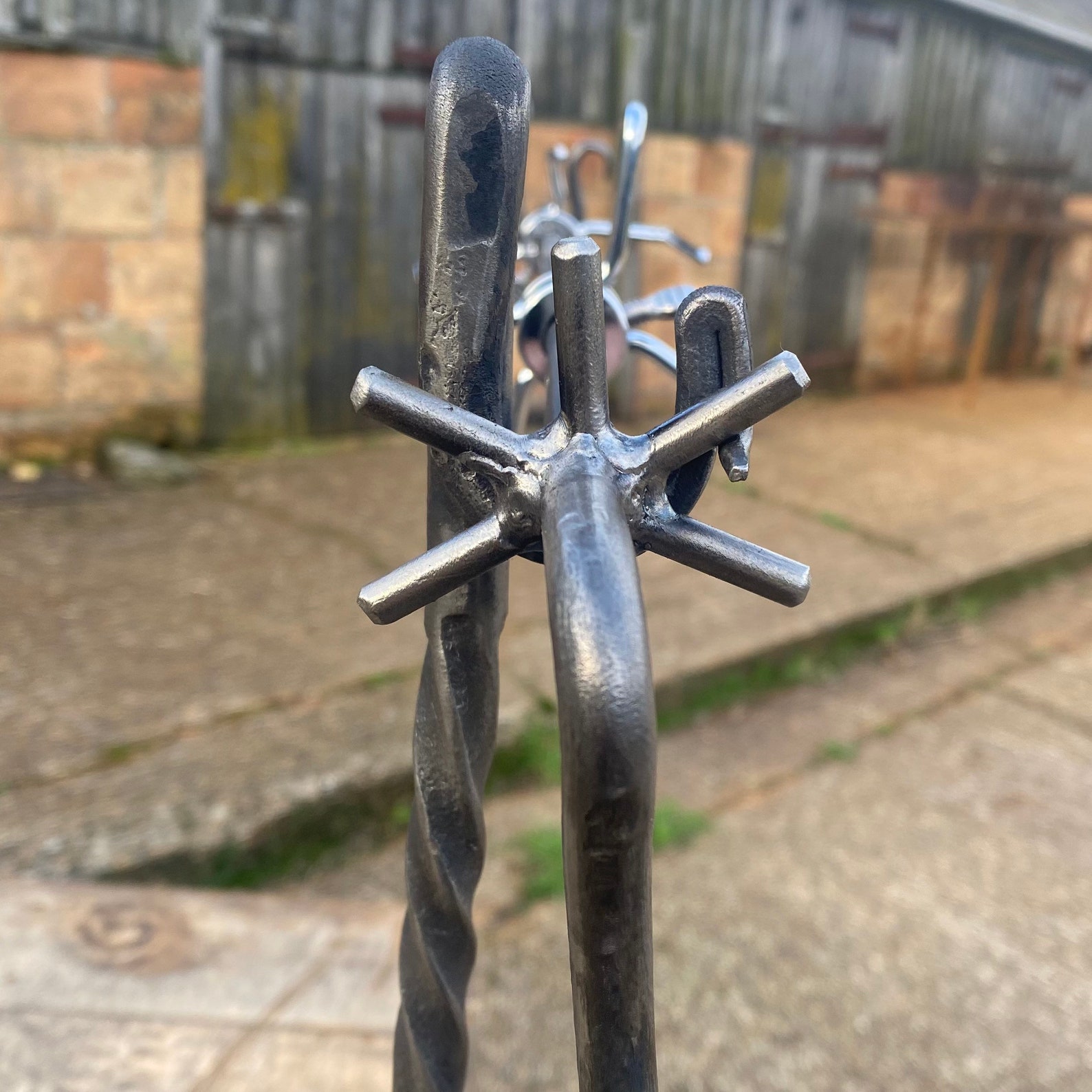 Hand Forged Rotisserie Ground Spit - Etsy