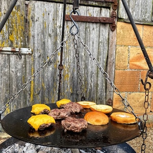 Hanging Campfire Griddle Plate - Etsy