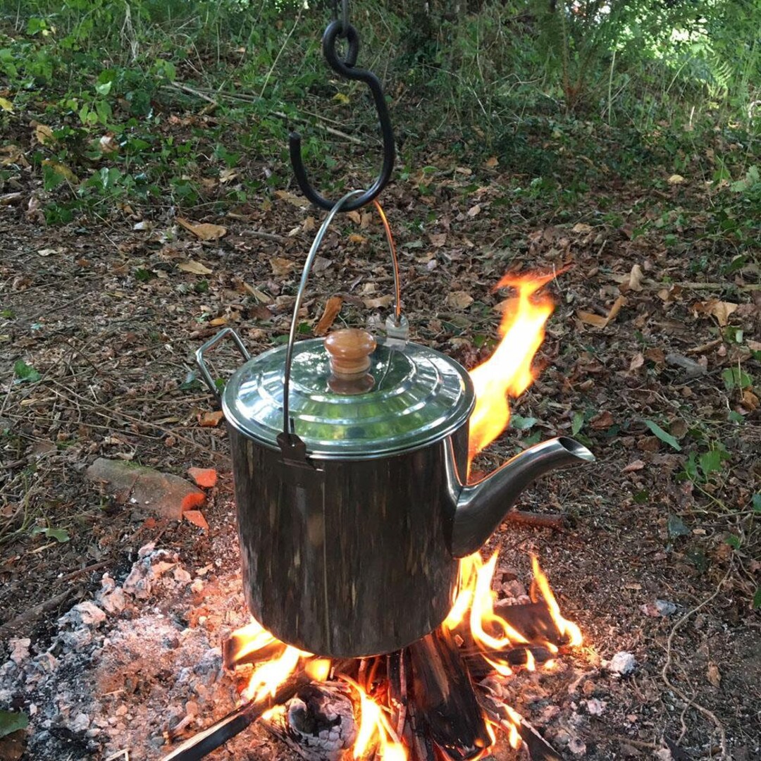 Campfire Cooking Hooks and Chain Set for Tripods - Etsy