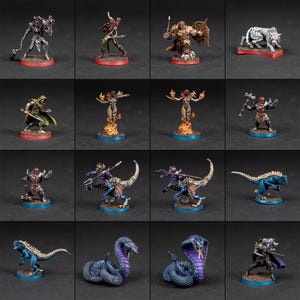 Professionally Painted Sword and Sorcery Ancient Chronicles Board Game ...