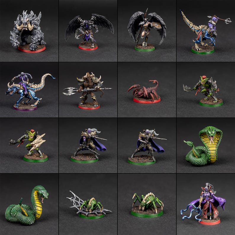 Professionally Painted Sword and Sorcery Ancient Chronicles Board Game ...