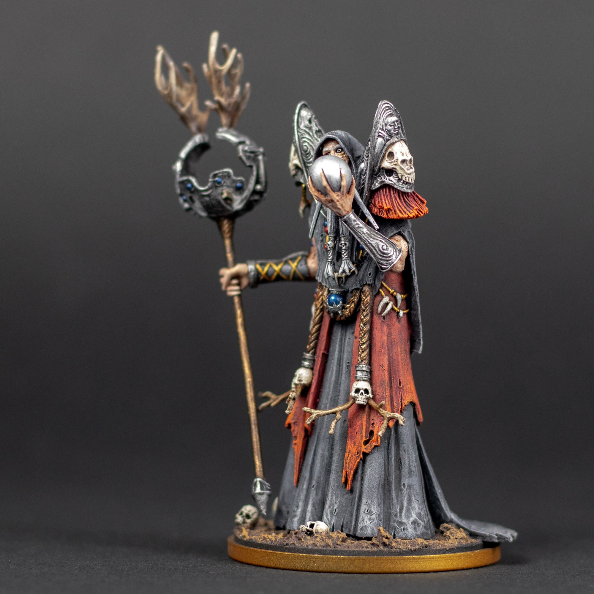 Professionally Painted Necromancer Boss First Run 105/350 From Kingdom ...