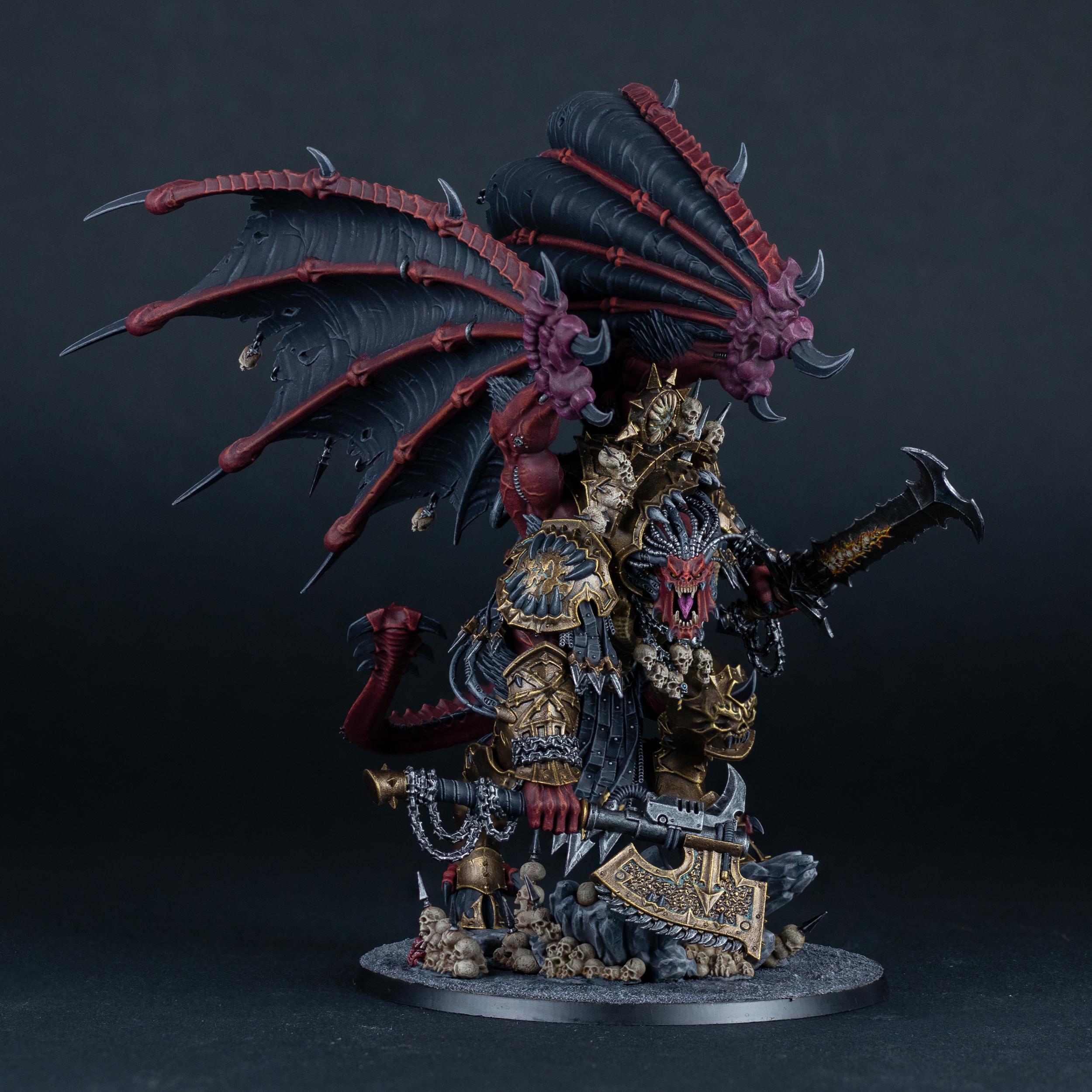 Angron, Daemon Primarch of Khorne Warhammer 40k Hand Painted Box-art ...