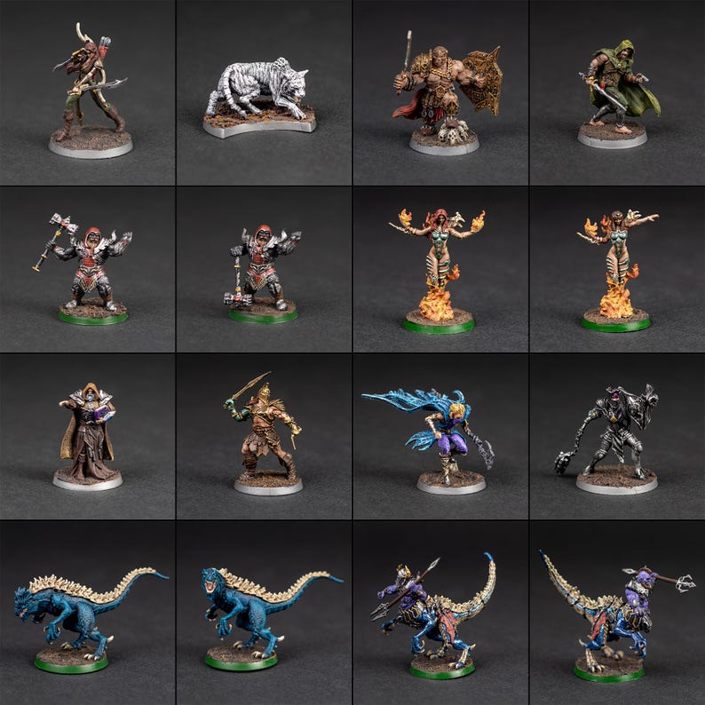 Professionally Painted Sword and Sorcery Ancient Chronicles Board Game ...