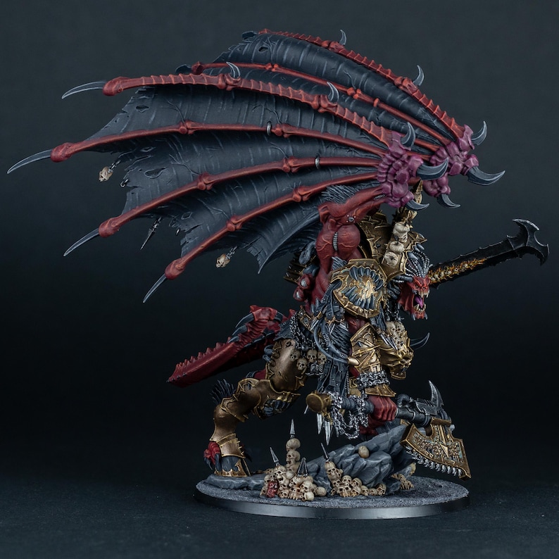 Angron, Daemon Primarch of Khorne Warhammer 40k Hand Painted Box-art ...