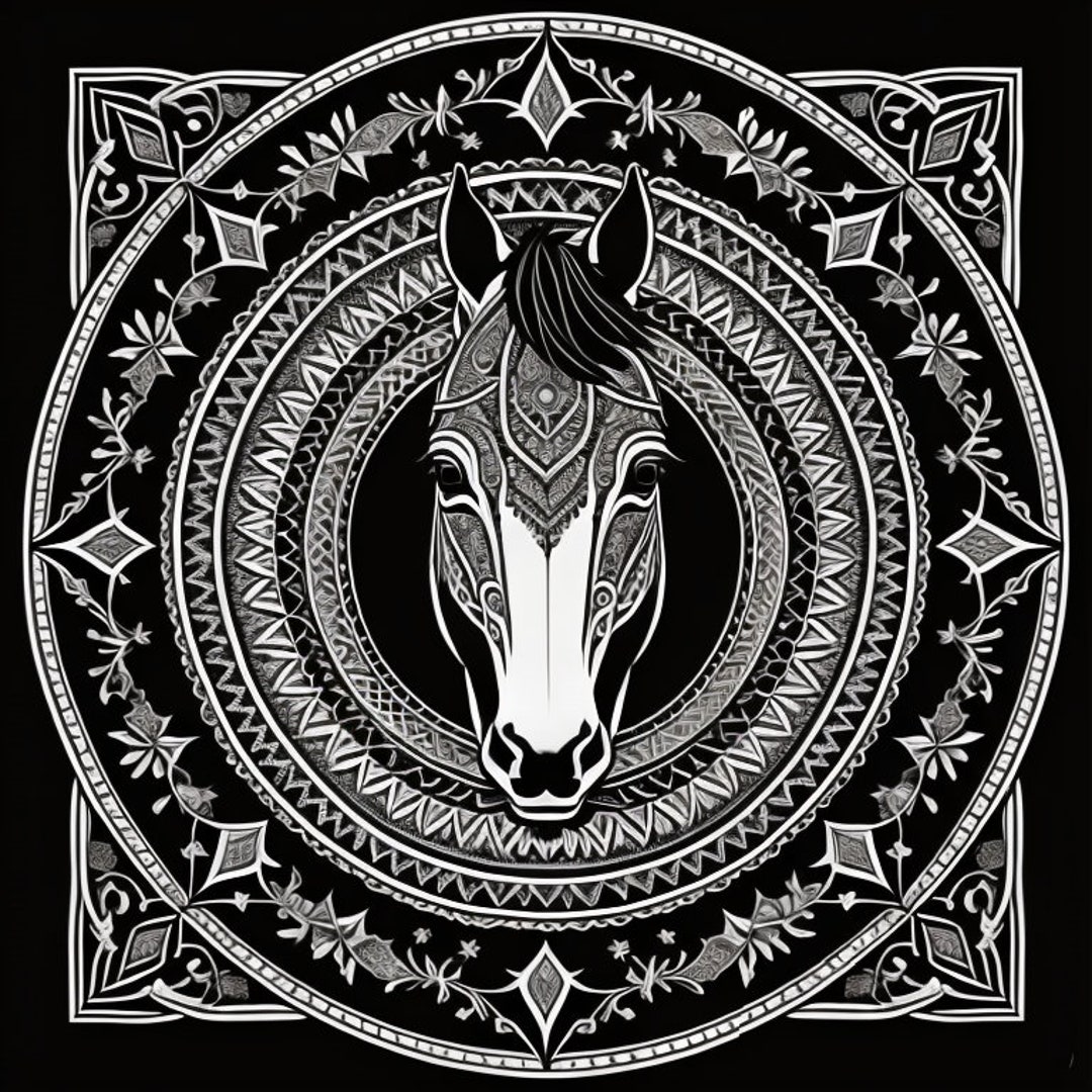 2 Images 4 Files Mandy and Bella Mandala Artwork and Coloring Page for ...