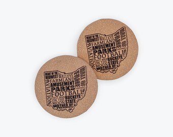 Ohio State Coasters - Etsy