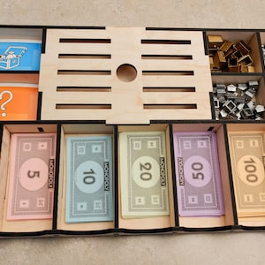 Board Game Bank Box SVG + Ai Laser Cut Files -- INSTANT DOWNLOAD - Etsy