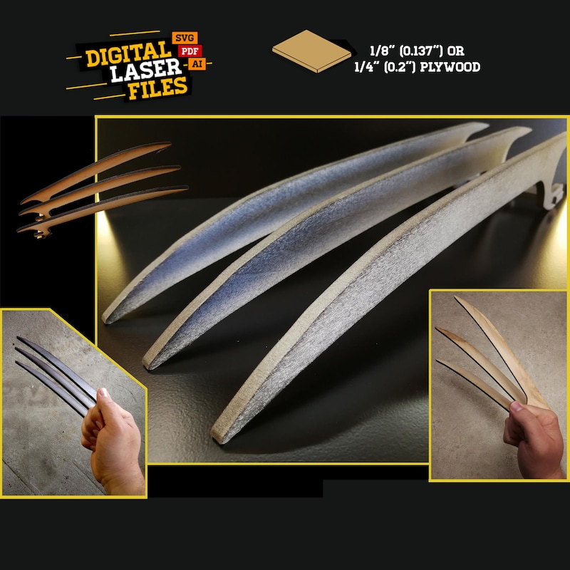 Wolverine Claws - Etsy