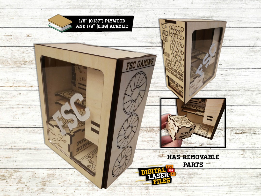 Mini Super Computer Svg + Ai Laser Cut Files -- INSTANT DOWNLOAD - Etsy