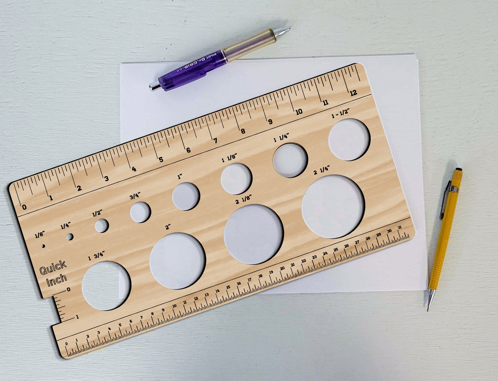 Back to School Ruler SVG Ai Laser Cut Files INSTANT - Etsy