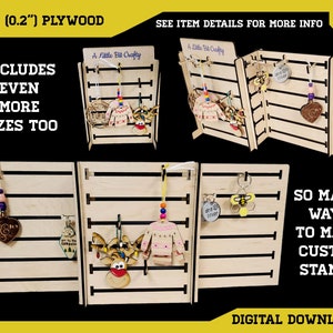 Small Slotted Modular Display Stand SVG Ai Laser Cut Files - Etsy