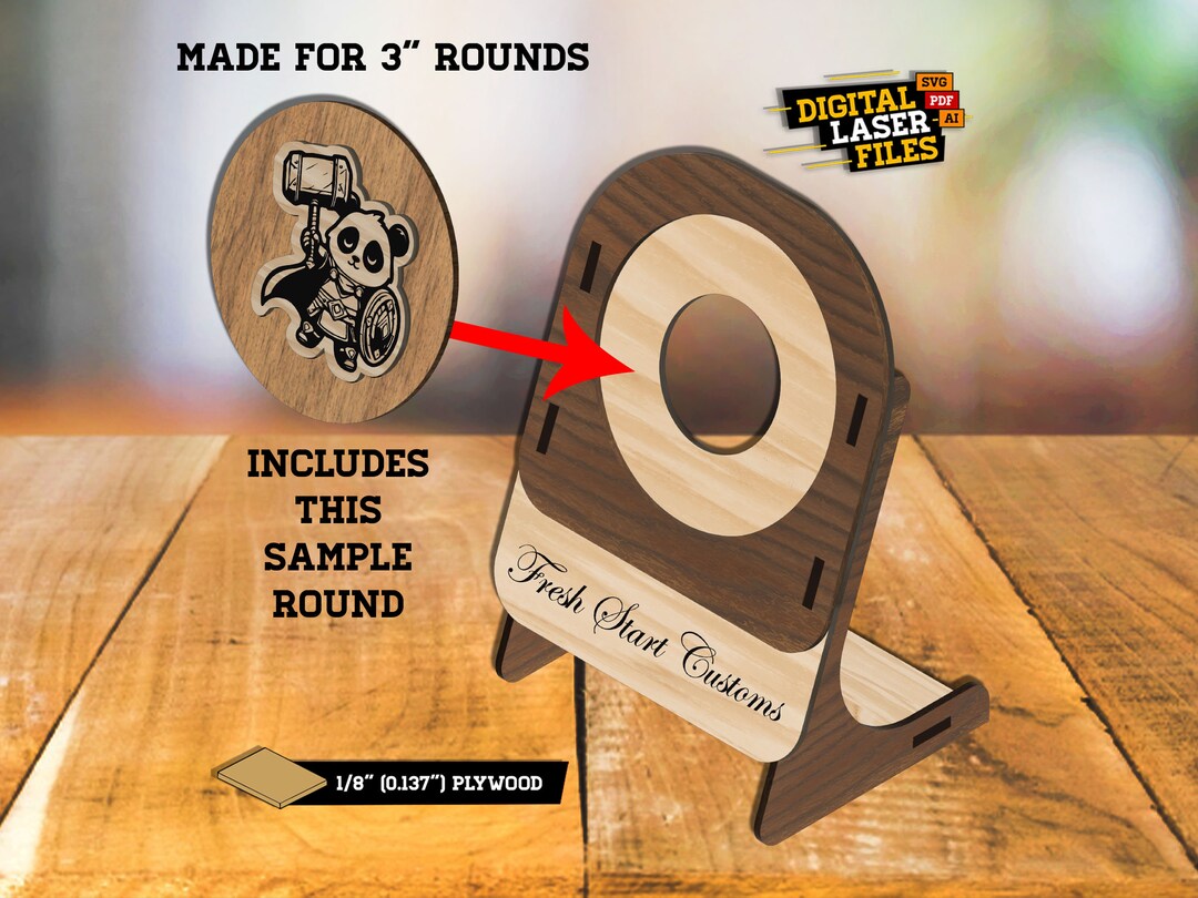 Center Stage Display SVG + Ai Laser Cut Files -- INSTANT DOWNLOAD - Etsy