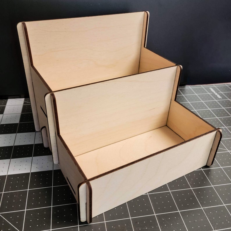 Small Step up Display SVG Ai Laser Cut Files INSTANT - Etsy