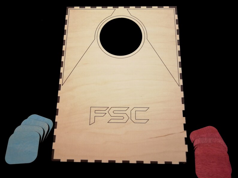 Cornhole Set SVG + Ai Laser Cut Files -- INSTANT DOWNLOAD - Etsy