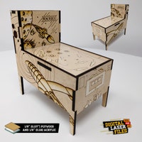 Laser Cut Model Pinball Cdr Dxf Svg Pdf File - Etsy Canada