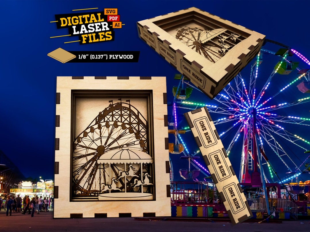 County Fair Box SVG + Ai Laser Cut Files -- INSTANT DOWNLOAD - Etsy