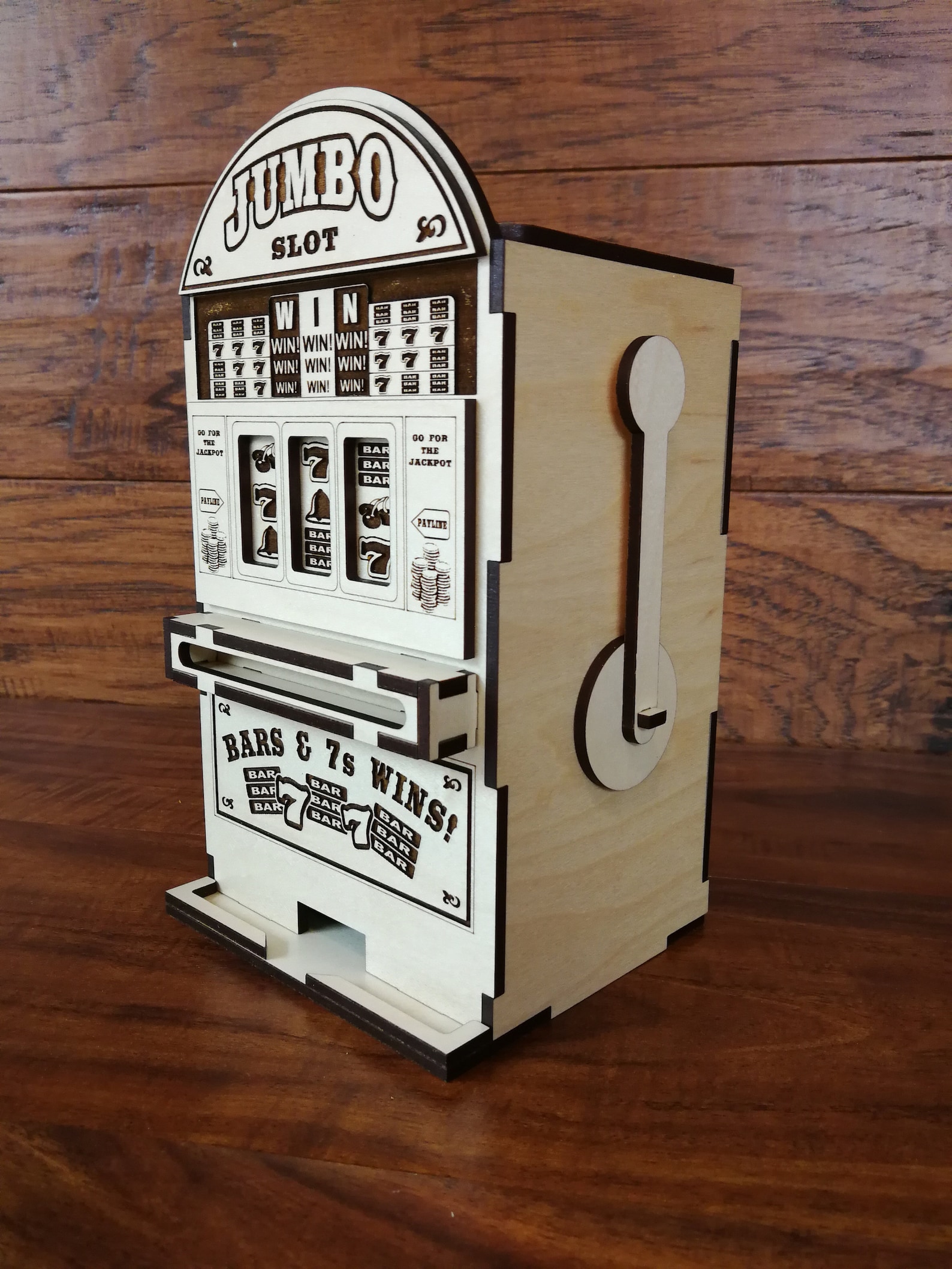 Slot Machine Box Svg + Ai Laser Cut Files -- INSTANT DOWNLOAD - Etsy