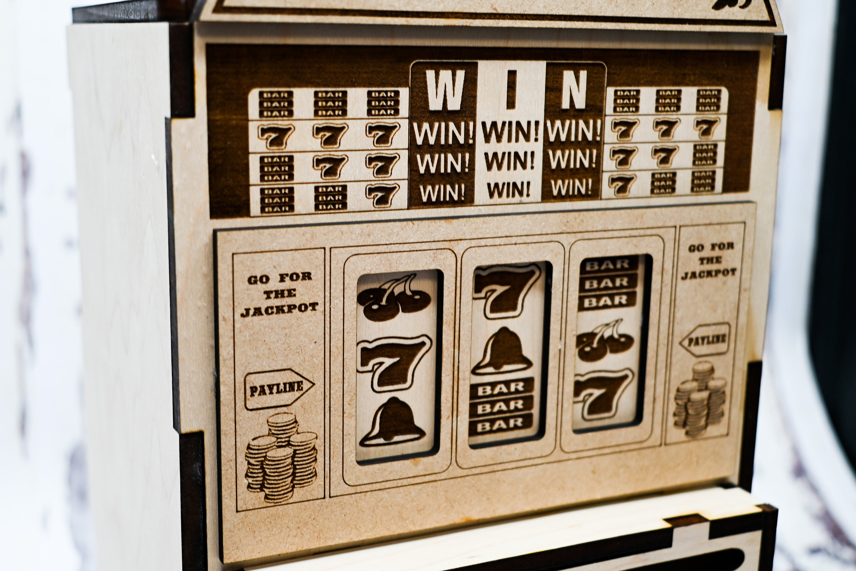 XL Slot Machine Box Svg Ai Laser Cut Files INSTANT | Etsy