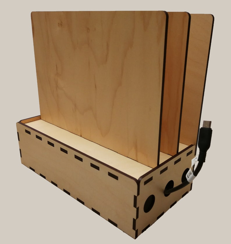 Charging Station SVG + Ai Laser Cut Files -- INSTANT DOWNLOAD - Etsy