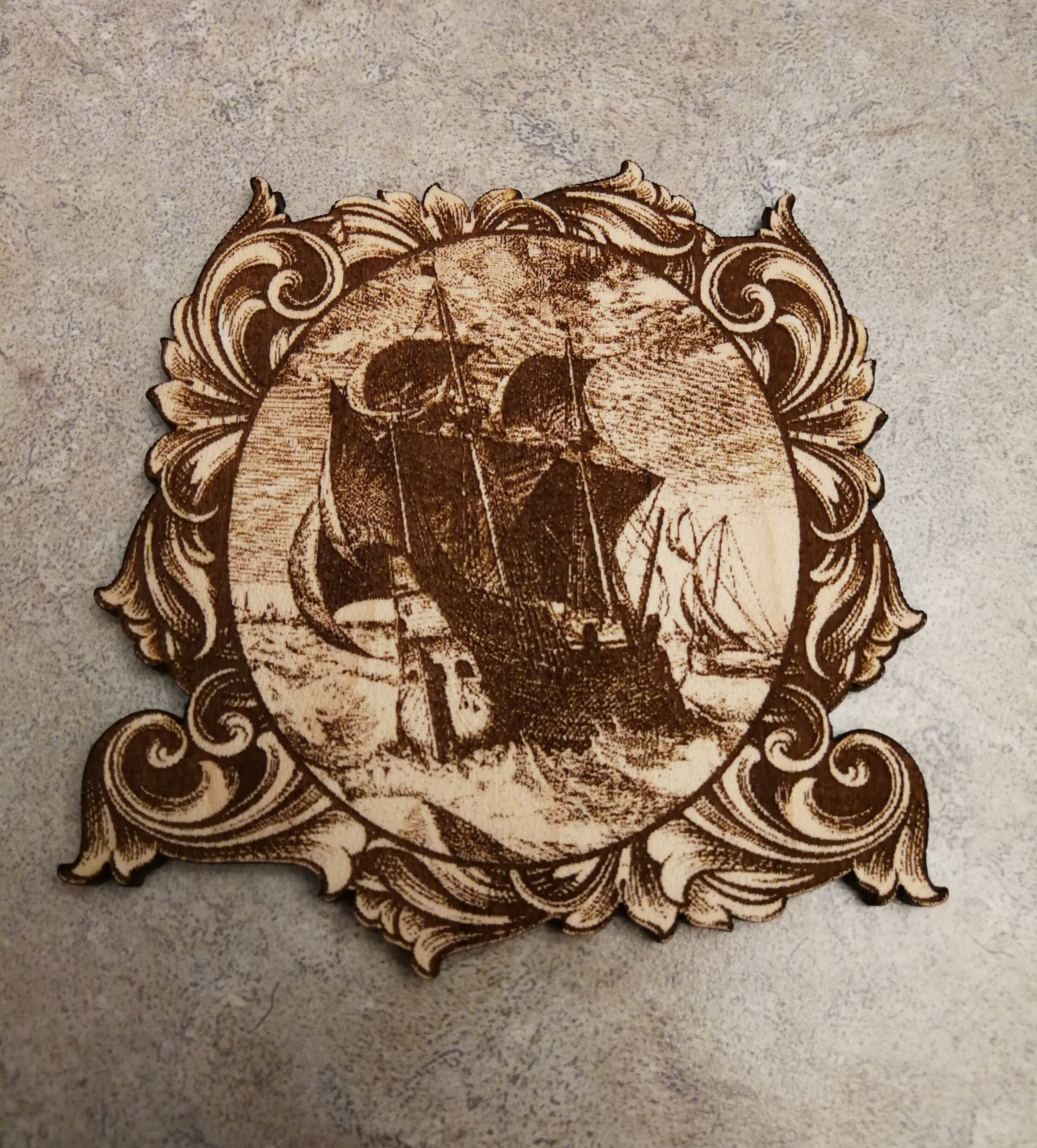 Boat Scrolls SVG Ai Laser Cut Files INSTANT DOWNLOAD - Etsy