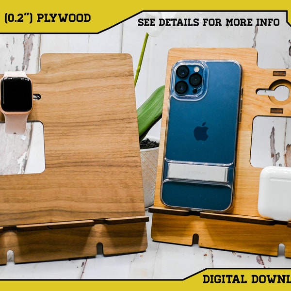 Wood Iphone Stand - Etsy