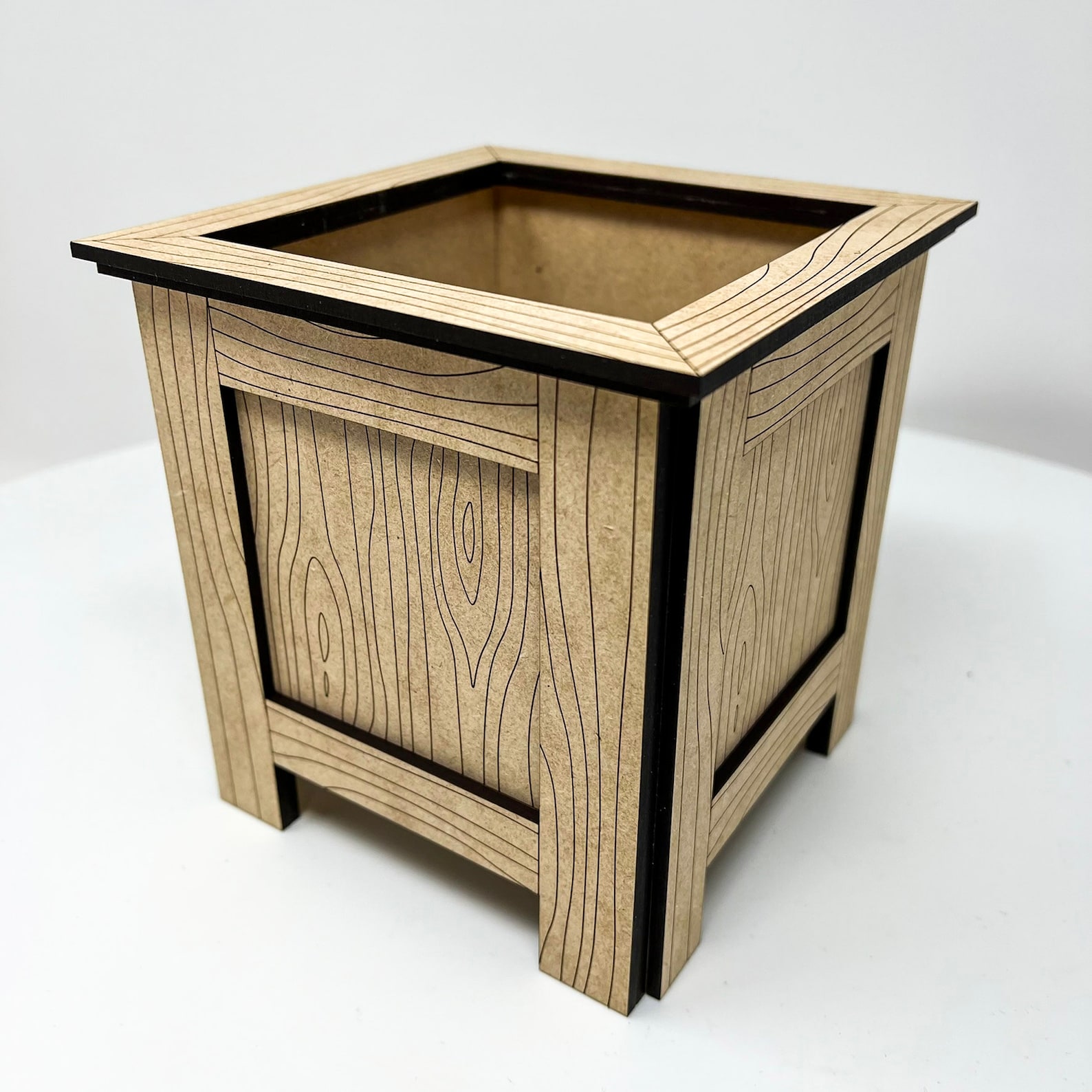 Flower Planter Box SVG + Ai Laser Cut Files -- INSTANT DOWNLOAD - Etsy