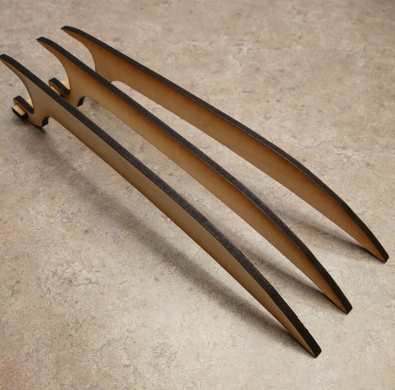 Wolverine Claws SVG + Ai Laser Cut Files -- INSTANT DOWNLOAD - Etsy