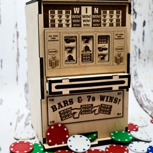 XL Slot Machine Box Svg + Ai Laser Cut Files -- INSTANT DOWNLOAD - Etsy ...