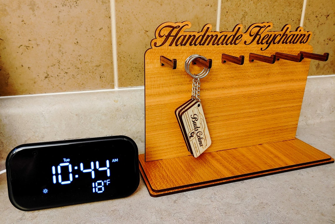 Keychain Stand SVG Ai Laser Cut Files INSTANT DOWNLOAD | Etsy