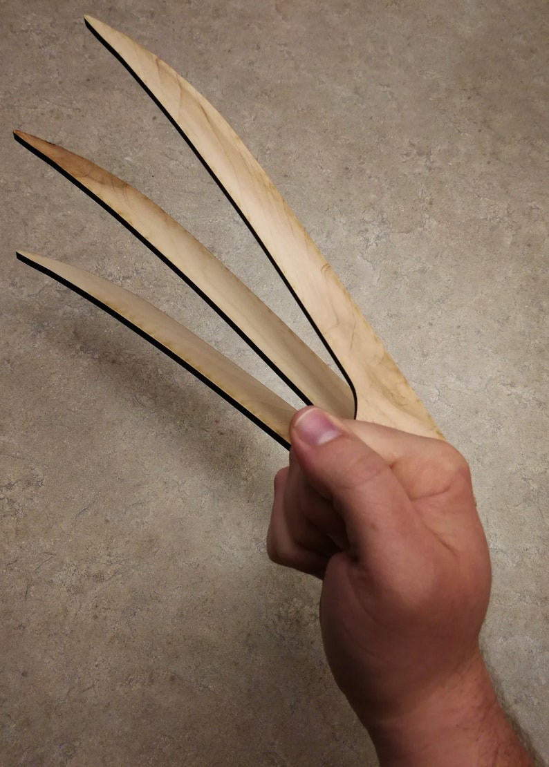 Wolverine Claws SVG + Ai Laser Cut Files -- INSTANT DOWNLOAD - Etsy