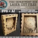 Fire Department Box SVG + Ai Laser Cut Files -- INSTANT DOWNLOAD - Etsy