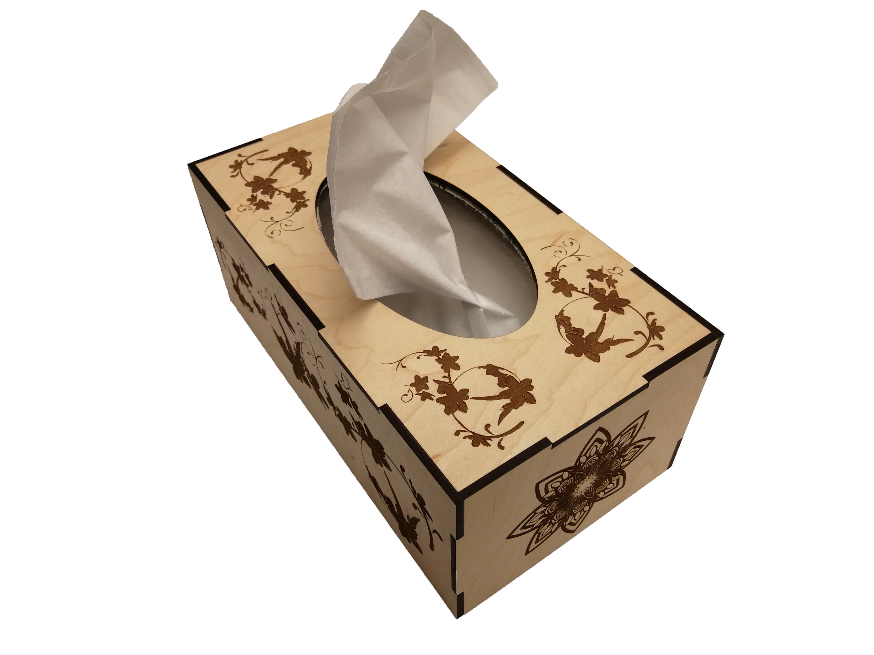 Tissue Box Cover SVG Ai Laser Cut Files INSTANT DOWNLOAD | Etsy