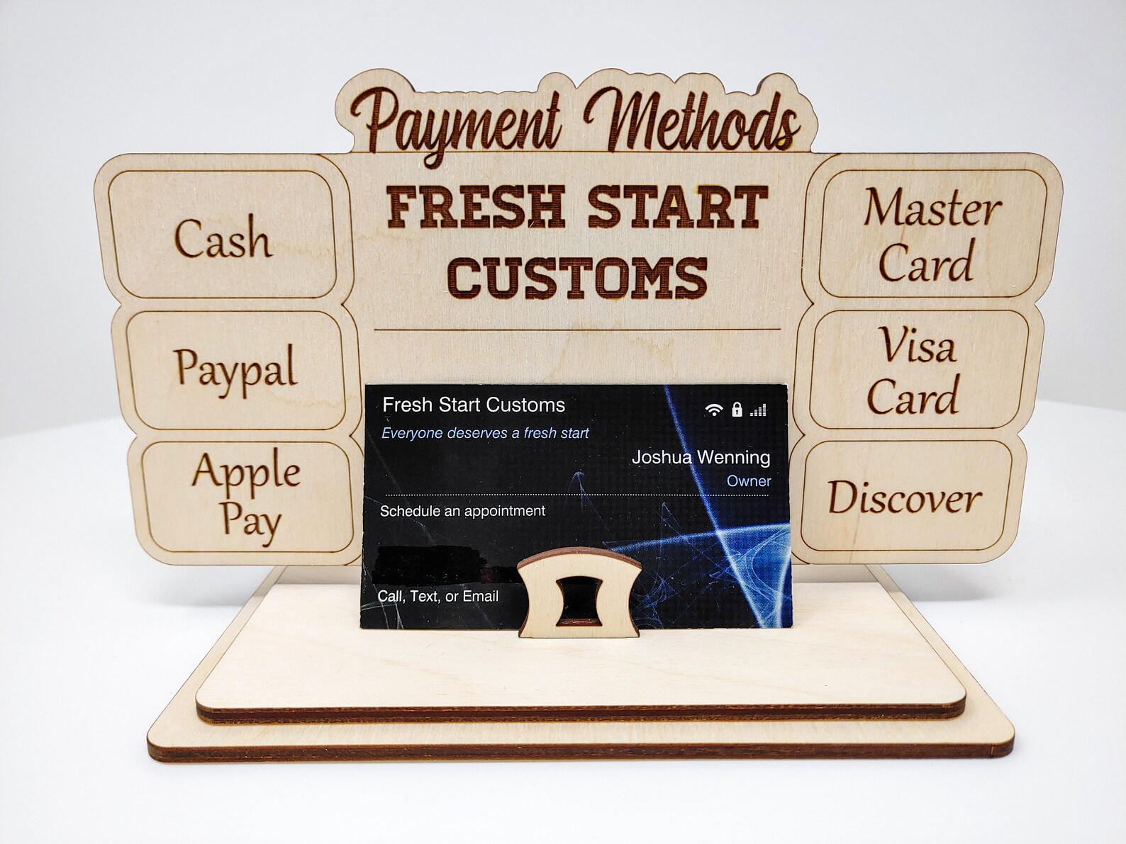 Mini Payment Display SVG Ai Laser Cut Files INSTANT - Etsy