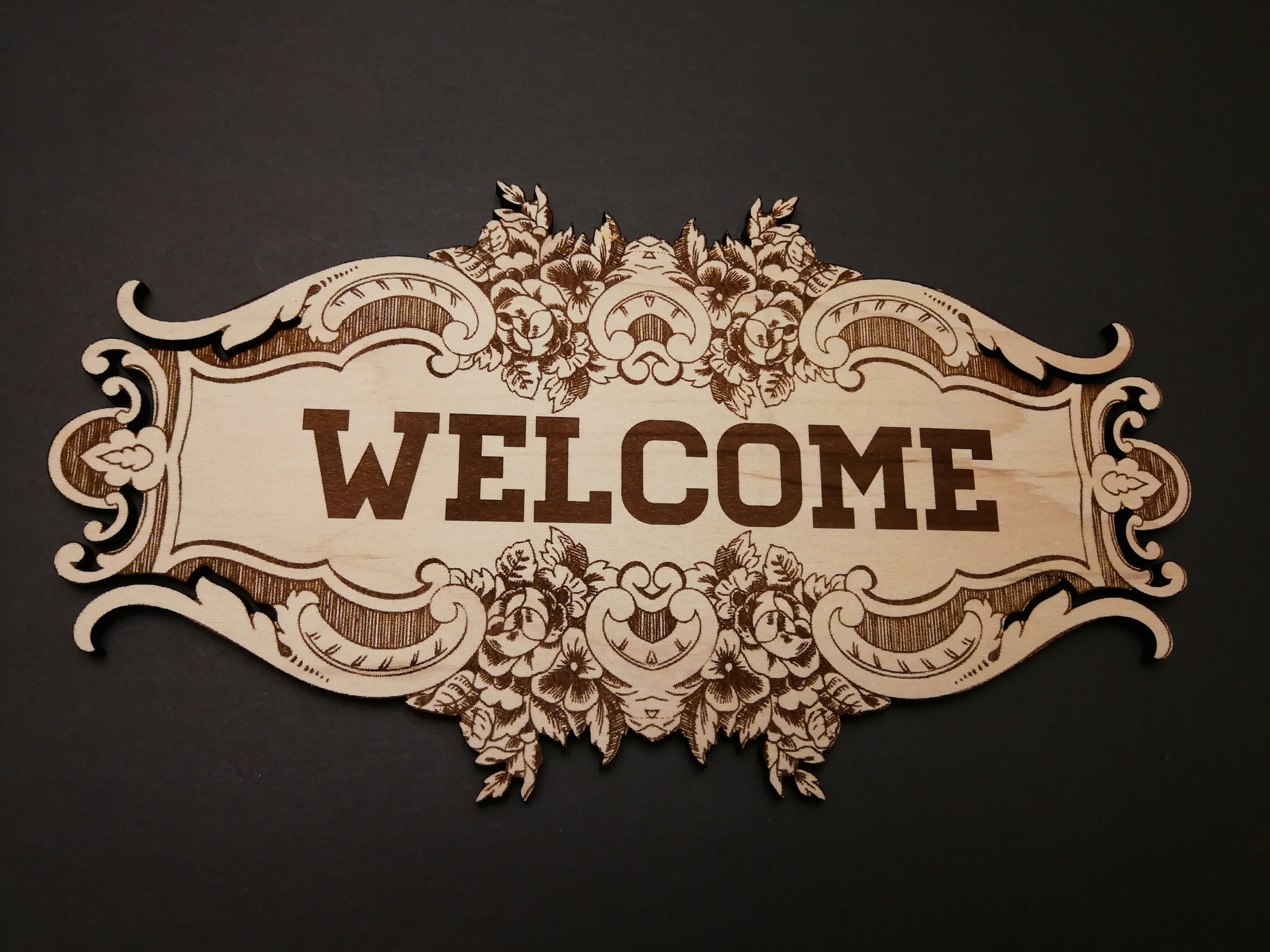 Flower Sign Svg Ai Laser Cut Files INSTANT DOWNLOAD - Etsy Canada