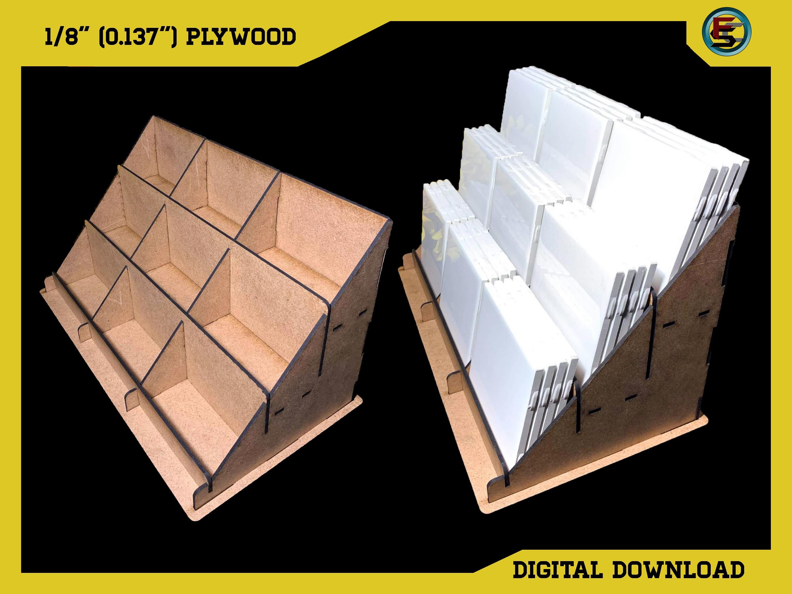9 Slot Tile Display SVG + Ai Laser Cut Files -- INSTANT DOWNLOAD - Etsy ...