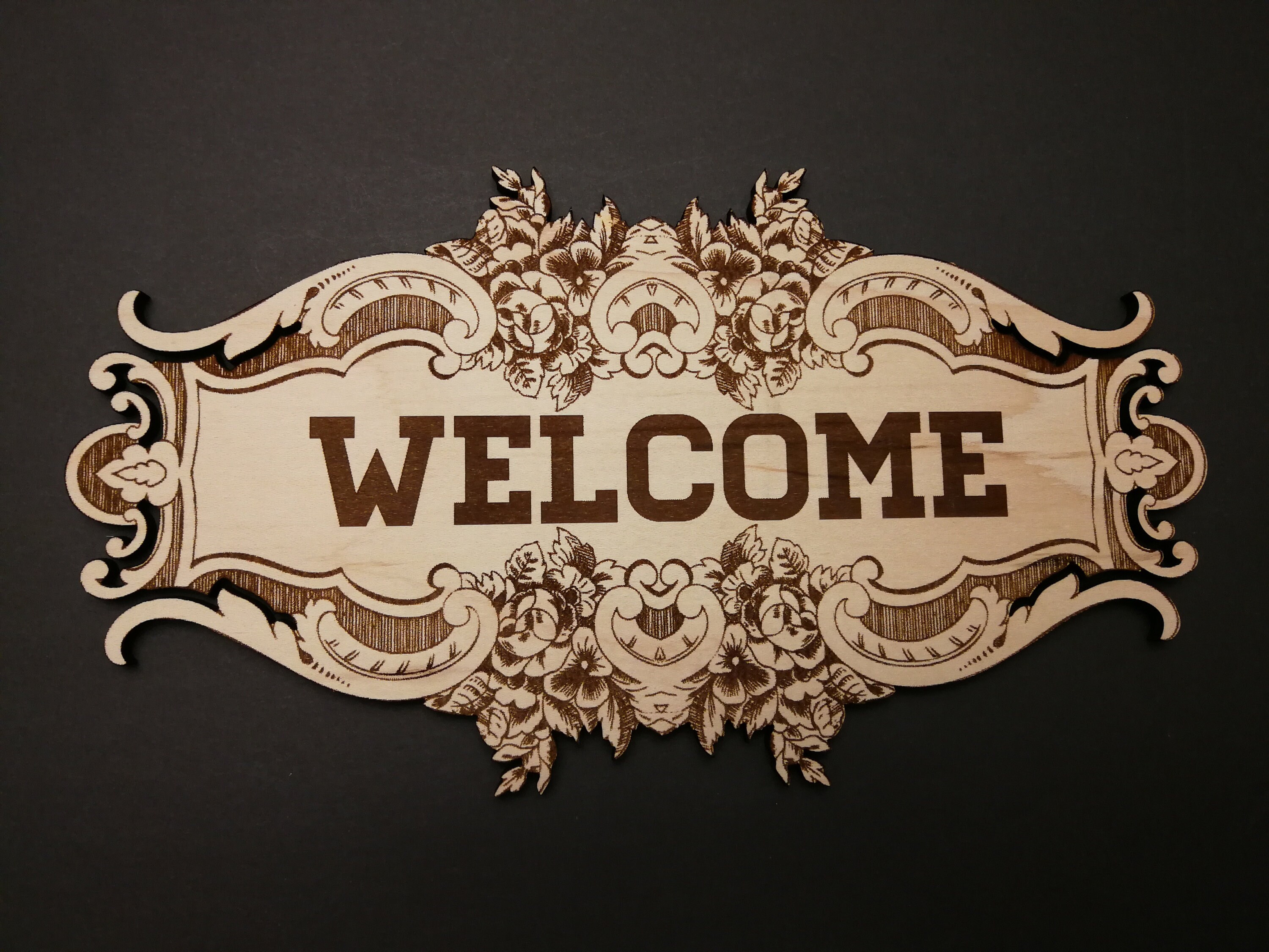 Flower Sign Svg Ai Laser Cut Files INSTANT DOWNLOAD - Etsy Canada