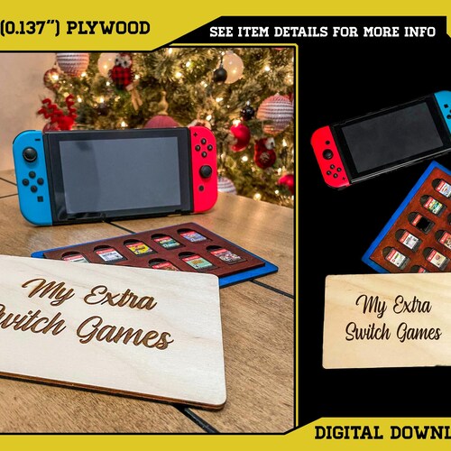 Switch Storage Box SVG Ai Laser Cut Files INSTANT - Etsy