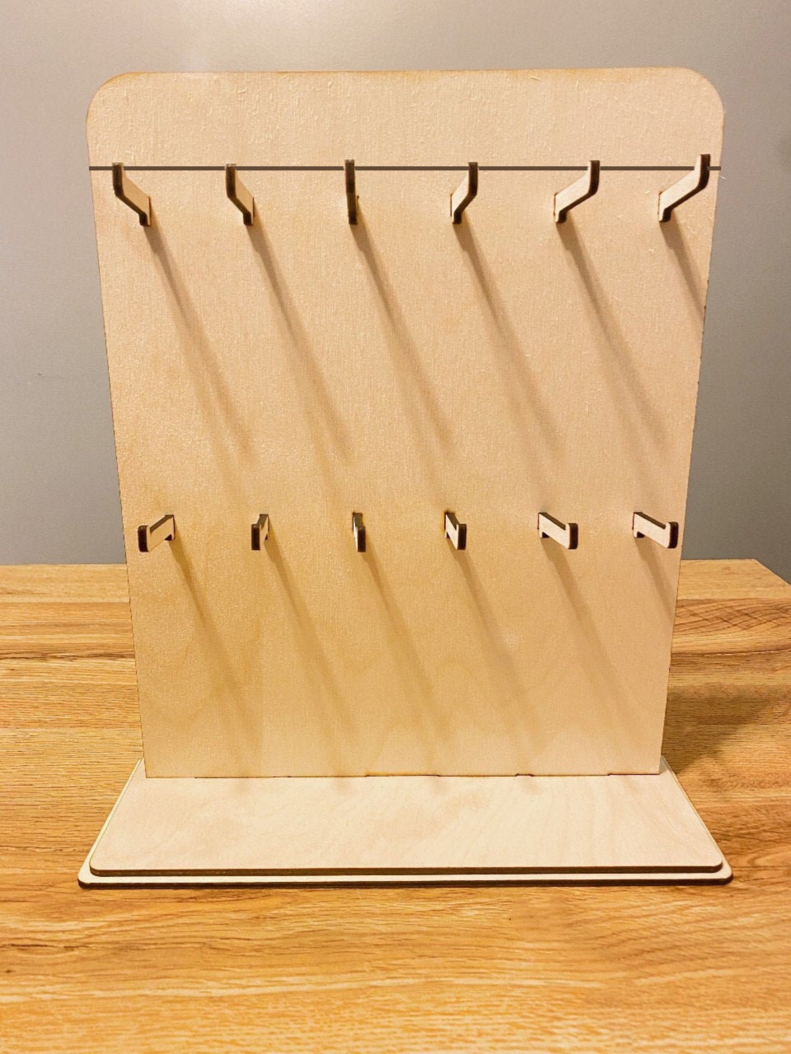 Double Keychain Stand SVG Ai Laser Cut Files INSTANT - Etsy