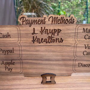Raised Payment Stand SVG + Ai Laser Cut Files -- INSTANT DOWNLOAD - Etsy