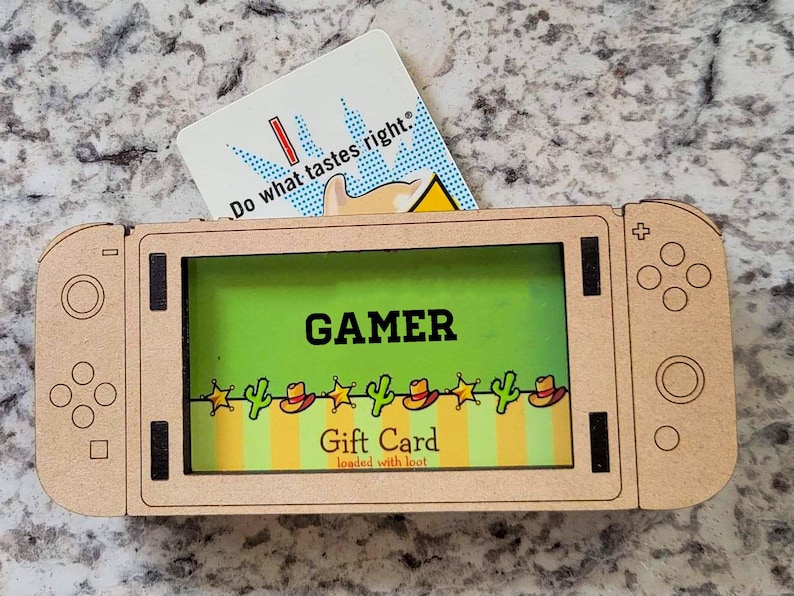 Gamer Gift Card Holder SVG + Ai Laser Cut Files -- INSTANT DOWNLOAD - Etsy