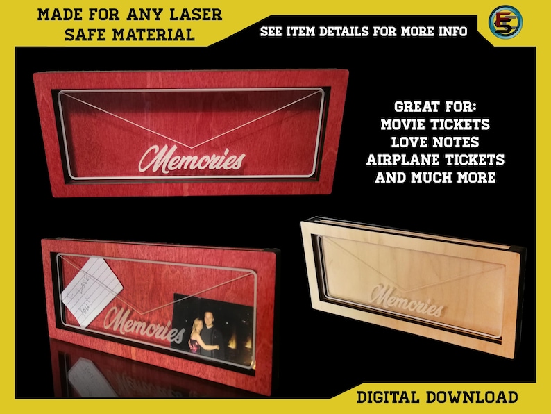 Memory Box SVG Ai Laser Cut Files INSTANT DOWNLOAD - Etsy