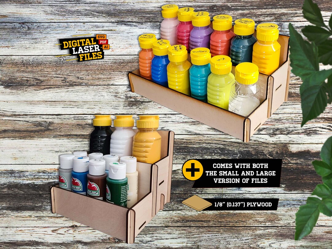 Two Pack of Step up Display SVG + Ai Laser Cut Files -- INSTANT ...