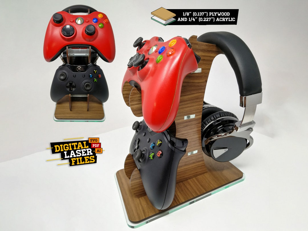 Xbox Gaming Stand Svg + Ai Laser Cut Files -- INSTANT DOWNLOAD - Etsy